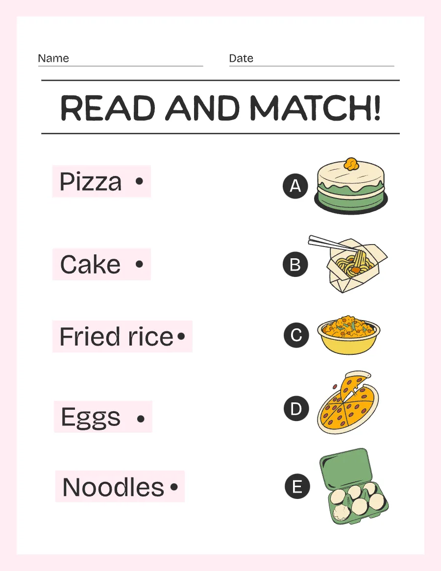 Free Customizable, Printable Worksheet Templates | Kittl