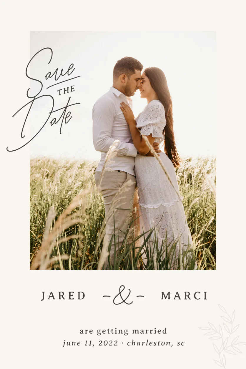 Couple - Save the Date - Handwritten Wedding