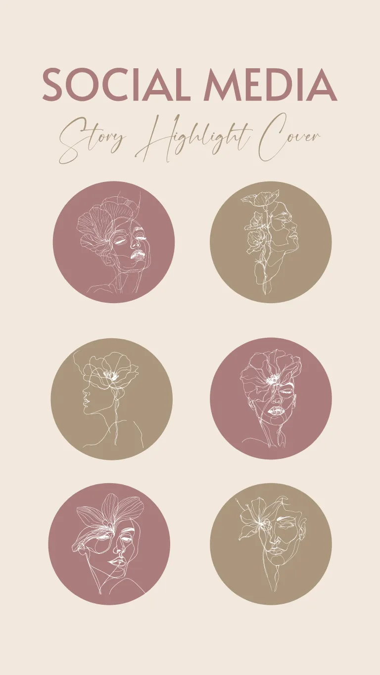 Free, Editable Instagram Highlight Cover Templates | Kittl