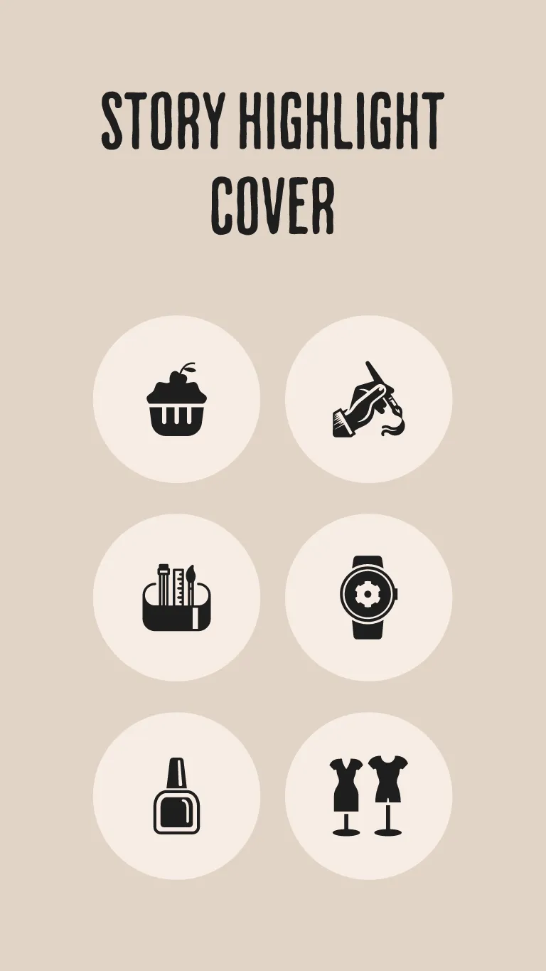 Free, Editable Instagram Highlight Cover Templates | Kittl