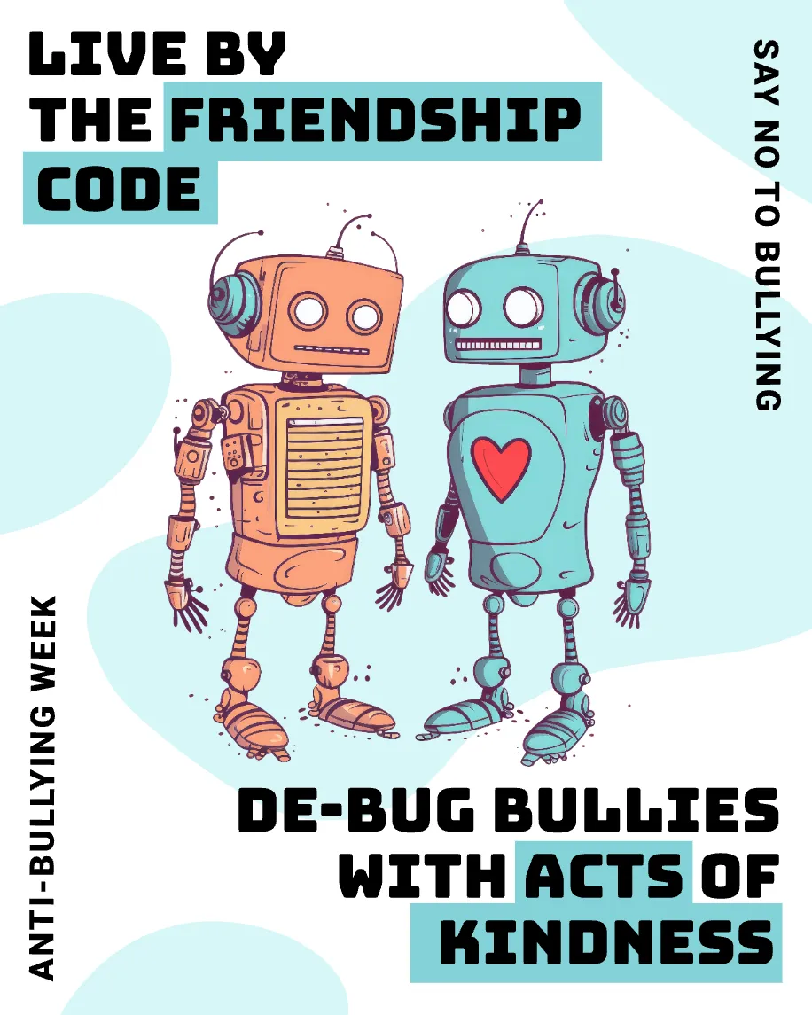 Robot Anti-Bullying Poster