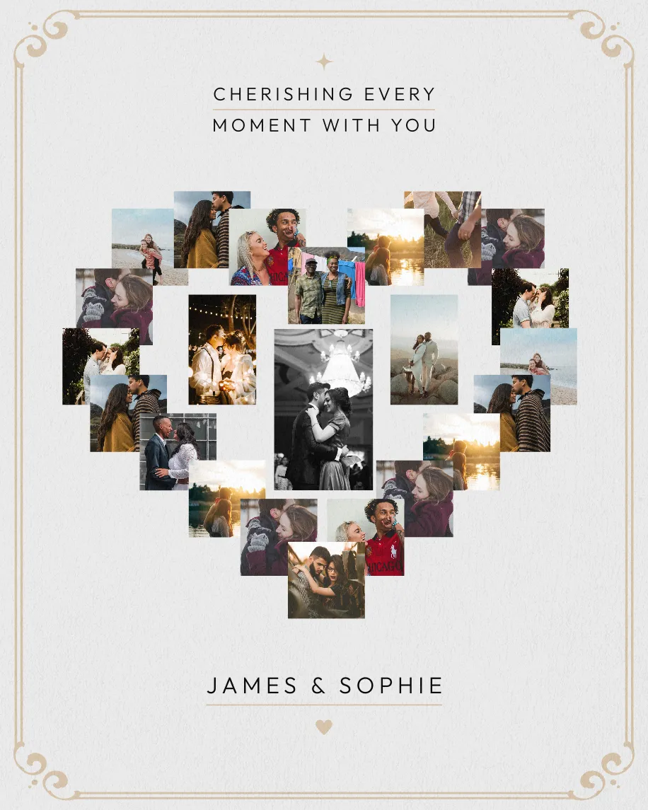 Free Customizable, Editable Collage Templates | Kittl